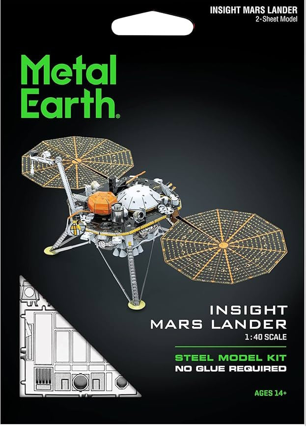 Metal Earth - InSight Mars Lander 3D Model Kit | Lowell Observatory ...